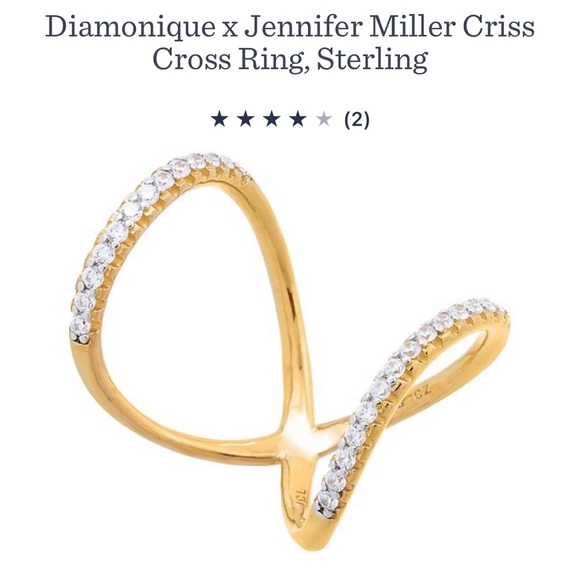QVC | Jewelry | Qvc Jennifer Miller Yellow Gold Plated Diamonique ...